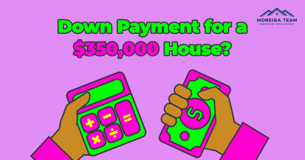 Down Payment Amount for a $350k Home Purchase — Moreira Team ...